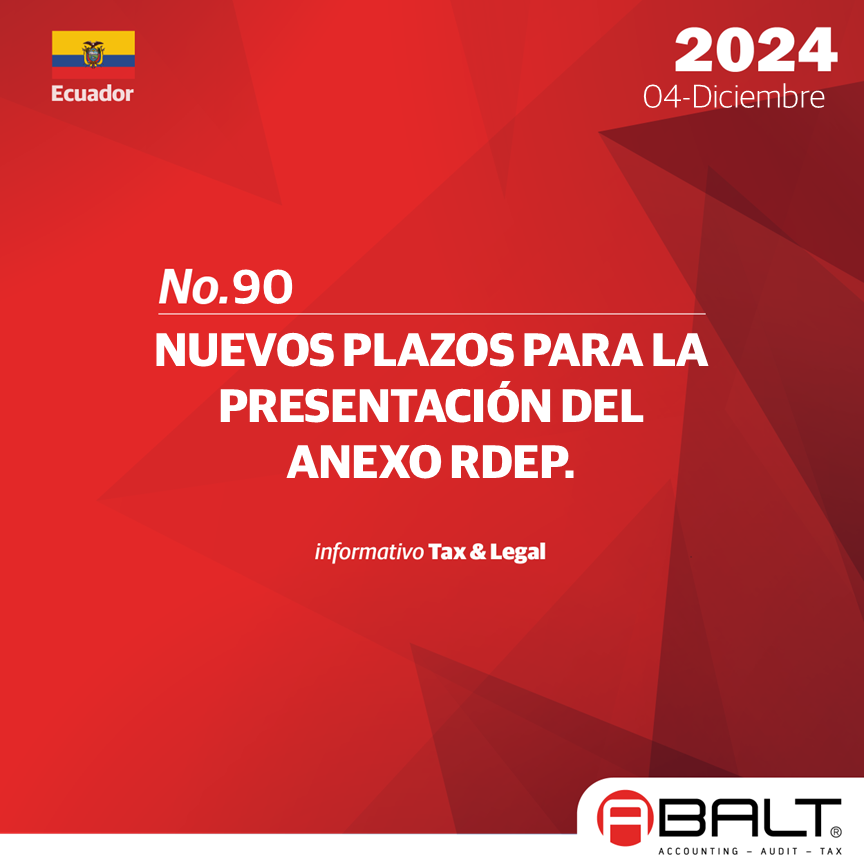 NUEVOS PLAZOS PARA LA PRESENTACIÓN DEL ANEXO RDEP – Academy